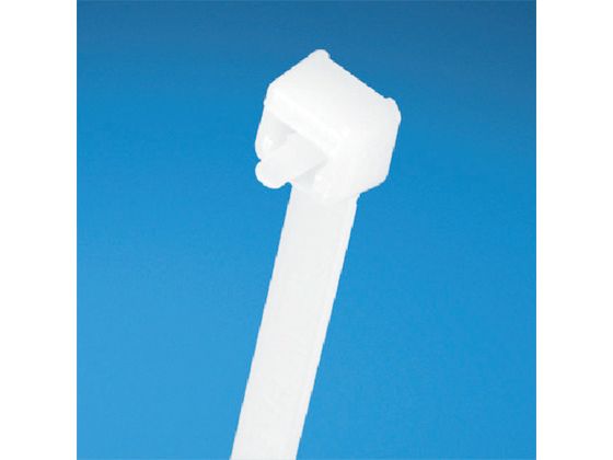 【商品説明】●ヘッド部についたタブを下げることで、結束後でも簡単に取り外し再使用ができます。●配線を増やしたり直したりする際の仮止め用として最適です。【仕様】●型番：PRT4S-C●入数：100本●色：ナチュラル　●幅（mm）：4．8　●最...