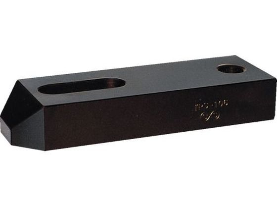 【商品説明】●受けねじ穴付でセット時間が早くできます。【仕様】●型番：TPS-105●長さ（mm）：100●適合ボルト：M16●幅（mm）：50●高さ（mm）：25●スチール（S45C）●処理：焼き入れ（35〜47HRC）、黒染仕上げ【備考...