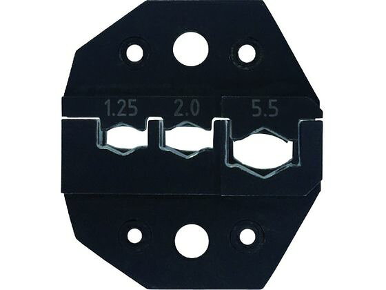 【仕様】●型番：J5020●圧着範囲（［［MM2］］）：1．25、2、5．5●種類：JIS絶縁端子用【備考】※メーカーの都合により、パッケージ・仕様等は予告なく変更になる場合がございます。【検索用キーワード】クラウケ専用ダイスJIS絶縁端子...