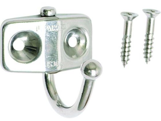 【商品説明】●フック部が180°回転し、フリクション（抵抗機能）が振動による首振りを防止します。●フック部先端が球状なので、安心してご使用いただけます。【仕様】●型番：TK-30F●A（mm）：35 ●D（mm）：4．4 ●H（mm）：36...