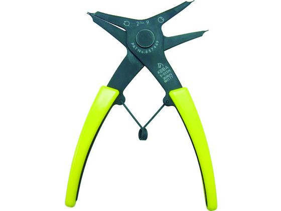 【仕様】●型番：S-025N●リング使用範囲（mm）：軸用2〜9、穴用6〜9●全長（mm）：140●爪先端径（mm）：0．65●爪形状：直爪曲爪両用●ばね付●炭素工具鋼●グリップ：ABS樹脂【備考】※メーカーの都合により、パッケージ・仕様等...