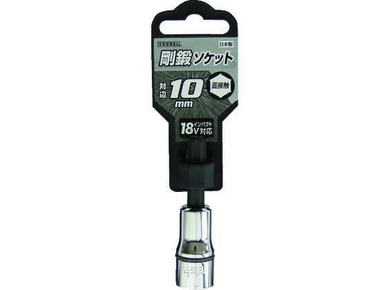 【商品説明】●配管・配線支持金具取り付け他、六角ボルトナット締め付けに適しています。●特許・軸部圧入式構造でガタつき、軸抜けがありません。●面接触型6角ソケットです。●軸部とソケット部をそれぞれ最適な硬度で熱処理しているのでねじれに強い特性...