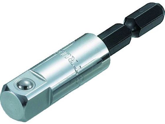 【商品説明】●電動ドライバーなどに取り付けて手動用ソケットが使用できます。●6角シャンク部（6．35mm）は、圧入式で強力です。（TEAD−2は一体物です）【仕様】●型番：TEAD-3●差込角（mm）：9．50●軸寸法（mm）：6．35●全...