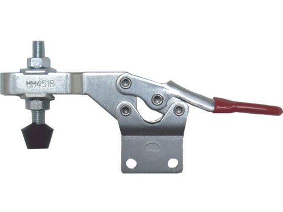 【仕様】●型番：KC-HH451B●製品刻印：HH451−B●全長（mm）：173．4●締圧力（kN）：2．4●付属ボルト径：M8×50（RBT−8）●クランプアーム移動角度（°）：90●ハンドル操作角度（°）：60●摘要：△●締圧力（kg...
