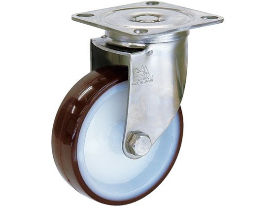 【商品説明】●芯金・旋回部・ベアリングにはステンレス（SUS304）を使用しています。●自在旋回部には防塵カバーが付いた滑らかな動きの二層ベアリングを装備しています。【仕様】●型番：SUNJ-125-POTH●許容荷重（daN）：205 ●...