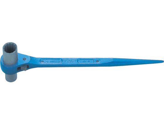 【仕様】●型番：RM-19X21L●対辺寸法（mm）：19×21●厚さ（mm）：75●全長（mm）：312●クロムバナジウム鋼●表面処理：塗装●ボルト・ナットに合ったサイズを使用し、斜め掛け・浅掛けや柄部にパイプを差し込んで過大な力を加えな...
