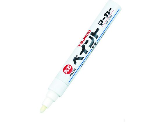 【商品説明】●インクが濃いのでペンキのように垂れて鮮やかに描けます。●鉄骨・鉄筋・木材への墨つけ作業に最適です。●高密度で硬質芯なので摩耗が少なく長距離筆記可能で経済的です。【仕様】●型番：SPEM-WHI●タイプ：中字・丸芯　●色：白【備...