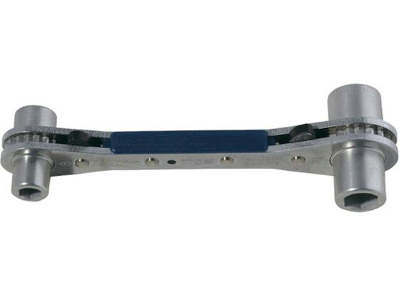 【仕様】●型番：PRW-3LA●厚さ（mm）T1：34●全長（mm）：148●対辺寸法（mm）：8×10・12×13●厚さ（mm）T2：45●アルミニウム合金●必ずボルト・ナットの二面幅に合ったサイズを使用し、斜め掛けや浅掛けはしないで下さ...