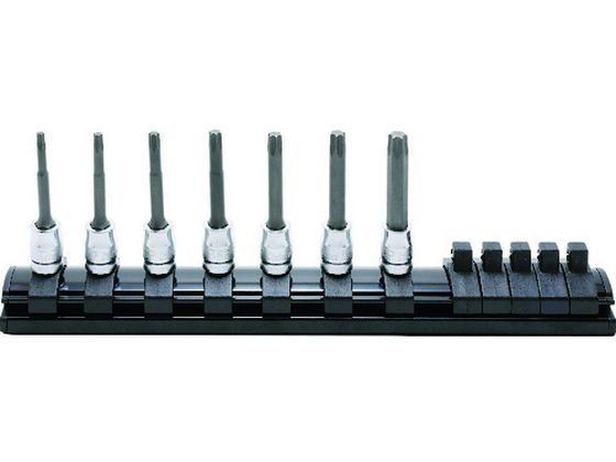 【仕様】●型番：RS2025Z/7-L50●セット内容：T10、T15、T20、T25、T27、T30、T40●差込角（mm）：6．35●セット内容（点）：7●クロムモリブデン鋼（SCM435）●ソケットレール（底面マグネット付）【備考】※...