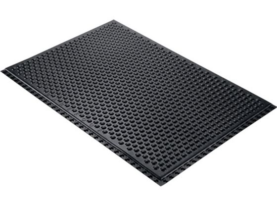 【商品説明】●セル生産現場に適した導電性クッションマットです。●足腰の疲労を軽減する構造で、長時間の立ち作業も無理なくこなせます。●ジョイント方式で簡単に結合でき面積を拡大できます。【仕様】●型番：F-735●入数：5枚●色：ブラック　●幅...