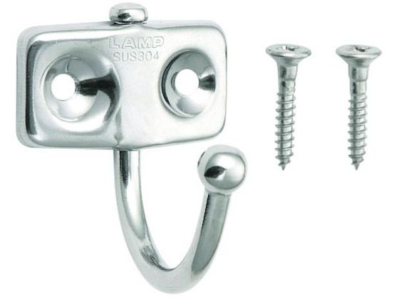 【商品説明】●フック部が180°回転し、フリクション（抵抗機能）が振動による首振りを防止します。●フック部先端が球状なので、安心してご使用いただけます。【仕様】●型番：TK-45F●A（mm）：35 ●D（mm）：4．4 ●H（mm）：44...