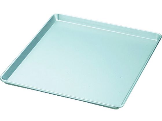 【商品説明】●温蔵庫、冷蔵庫などの収納トレーとして使用できます。料理用配膳カート専用トレー。パンおよびケーキ生地運搬用に。●高温度、低温度に耐えることができます。（アルミ芯入）●冷蔵庫より直接オーブンへ入れて使用できます。●表面はアルマイト...