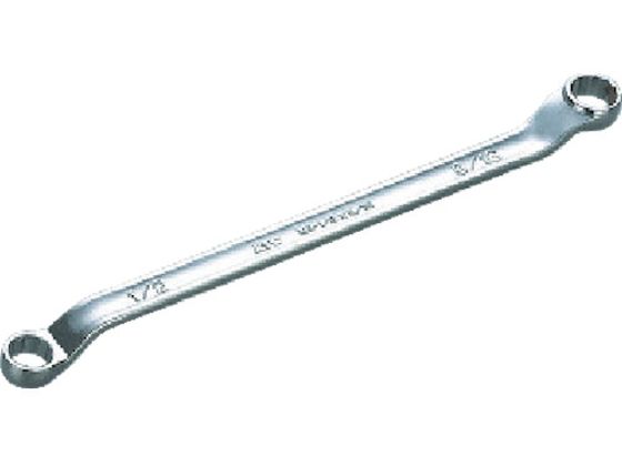 【商品説明】●トルク伝達を最大限に発揮できる45°×6°のオフセット角度です。●くぼんだ場所のボルト・ナットにも掛かりやすく、ヘッドを裏返しての使用も可能です。●サイズ表示は大きく見やすい鍛造浮き出し刻印です。【仕様】●型番：M5-1X1-...
