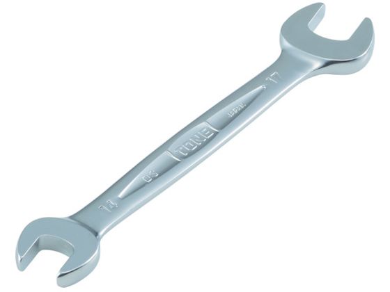 【仕様】●型番：DS-0810●二面幅寸法（mm）：8×10●全長（mm）：126●構造用鋼●表面処理：メッキ処理【備考】※メーカーの都合により、パッケージ・仕様等は予告なく変更になる場合がございます。【検索用キーワード】TONE新型スパナ...