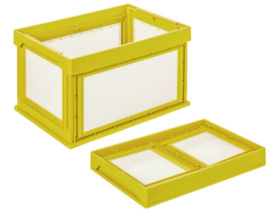 【商品説明】●プラスチック段ボールを側面と底面に採用し大型でも丈夫で軽量です。シンプル構造で組立・折りたたみが簡単です。オールPP樹脂製で容易にリサイクルが可能です。●社内およびお客様との通函用や保管箱として。【仕様】●型番：50101-N...