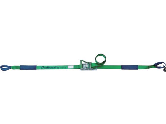 【商品説明】●ラチェット式により簡単な操作で確実な荷締め作業ができるベルトです。【仕様】●型番：R3I12●最大使用荷重（t）：0．67　●色：グリーン　●ベルト長さ（m）巻取側：2　●ベルト長さ（m）固定側：1　●ベルト寸法（mm）幅×厚...