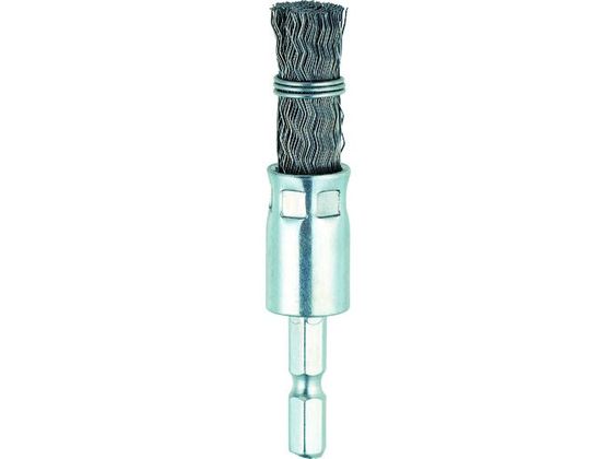 【商品説明】●六角軸タイプですので電動インパクトドリルなどで使用できます。●線材の中央を針金で縛っているため、回転時に線材が広がりにくくなっています。●底部・コーナー部などせまい箇所の研磨に適します。【仕様】●型番：TEB6-15S●線径（...