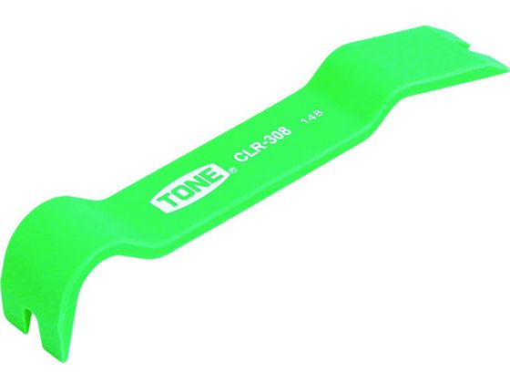 【商品説明】●自動車の内装や、内装に使われる樹脂製クリップなどの取り外しに最適な工具です。●様々な先端形状で、こじる、はがす、引っ張るなどの作業を行えます。【仕様】●型番：CLR-308●全長（mm）：190●面幅（mm）：30●強化プラス...