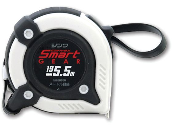 【仕様】●型番：80880●テープ長さ（m）：5．5　●テープ幅（mm）：19　●水平保持（m）：1．7　●ロック仕様●ロックタイプ　●455mmピッチ表示：あり　●ショックアブソーバー：あり　●両面目盛　●縦×横×厚み（mm）：70×69...