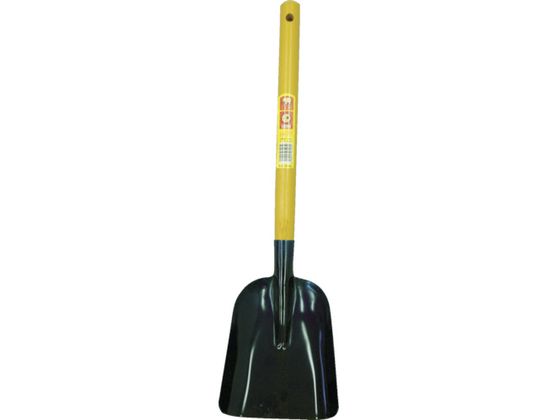 【商品説明】●溝等の清掃作業に便利なスチール製什能です。【仕様】●型番：074056●全長（mm）：570　●先幅（mm）：160　●スコップ奥行（mm）：190●頭部板厚：1．2mm●頭部：スチール　●柄部：天然木【備考】※メーカーの都合...