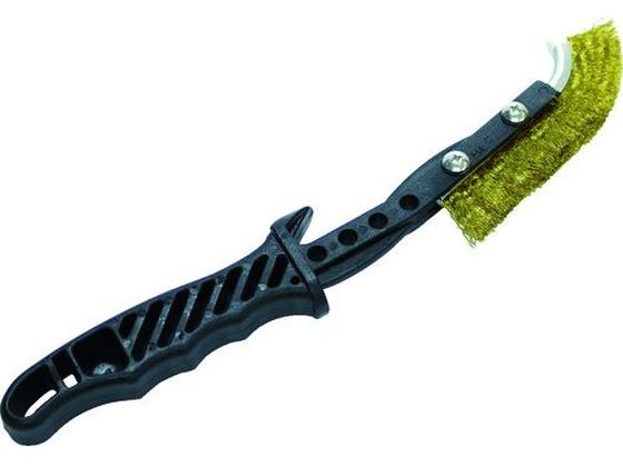 【商品説明】●簡単に交換できるチャンネルブラシです。●手になじみやすい形状のデザインを採用しています。●作業現場で頻繁に使用される方にお勧めです。●従来品ではカシメの部分を広げて交換する必要があり、手間がかかっていたものを解消しています。【...