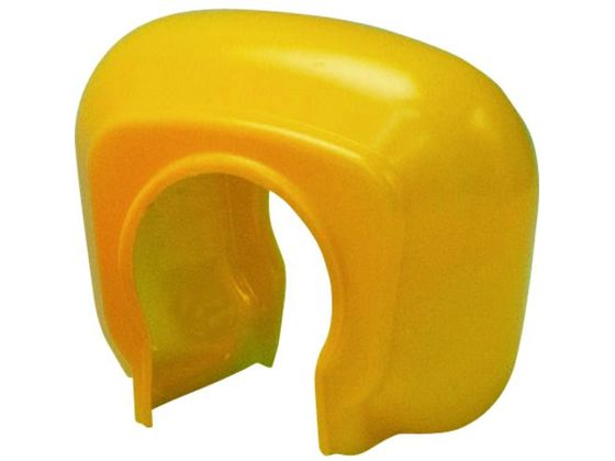 【商品説明】●単管パイプクランプ用の樹脂カバーです。【仕様】●型番：TTCK-Y●入数：100個●色：イエロー　●幅（mm）：110　●奥行（mm）：54　●高さ（mm）：90　●適用パイプ径（mm）：48．6●48．6mm単管用●EVA【...