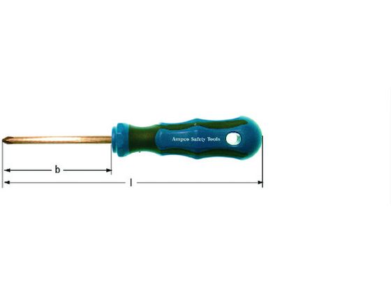 【商品説明】●可燃性雰囲気の状況下で使用可能な防爆仕様です。●ベリリウム銅合金製なので、防爆工具としては比較的硬度が高く変形しにくいです。●非磁性のため、磁気を帯びません。【仕様】●型番：GK3015B●刃先：［［＋］］3●軸長（mm）：1...