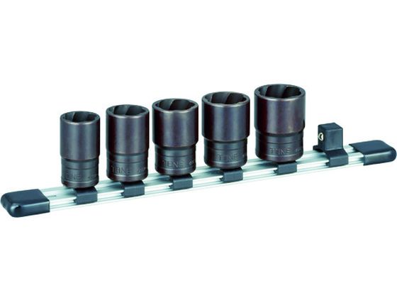 【仕様】●型番：HTR405●入数：1S●差込角（mm）：12．7●ソケット内容：4TR−17、19、21、22、24●セット内容（点）：5●内容品：構造用鋼●ホルダ：アルミ●クリップ：樹脂●ソケットホルダ（アルミタイプ）●インパクトレンチ...