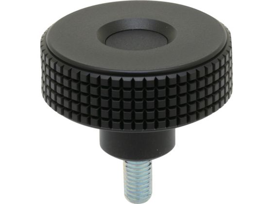 【仕様】●型番：GK40X20N●外径（mm）：39．5　●ノブ高さ（mm）：26．5　●ねじ寸法：M6×1．00　●ねじ長さ（mm）：20　●耐熱温度（℃）：90℃●おねじタイプ●ノブ：ポリプロピレン（PP）　●おねじ：スチール【備考】※...