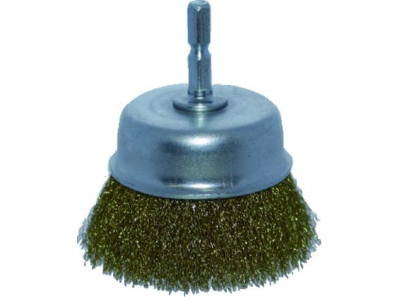 【商品説明】●ブラシ形状がカップ型で、下面に向かって毛が植わっています。●電動インパクトドライバで使用するため、ワンタッチで取り外しができます。●比較的広い面の作業向きです。●ステンレス線なので金属面などにサビが出にくいです。【仕様】●型番...
