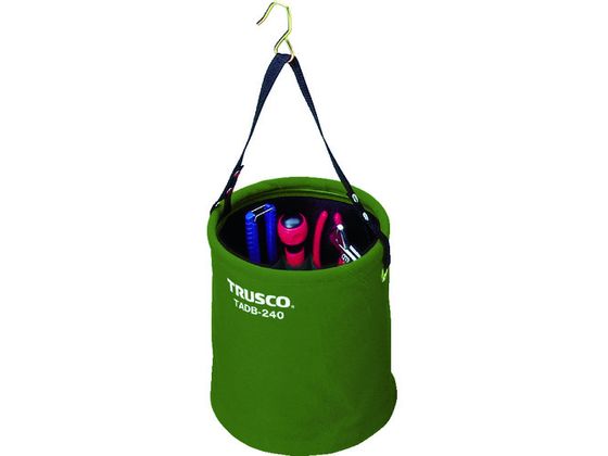【仕様】●型番：TADB-240-OD●色：OD●高さ（mm）：240●径（mm）：240●10号防水加工帆布●持手：PPテープ●アタッチメント付 TADB−240−AT●縫製物ですので水を溜めてのご使用はできません。●工具類は別売です。【...