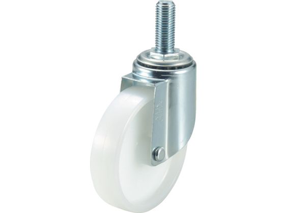 【仕様】●型番：ALT-50-N●許容荷重（daN）：60 ●許容荷重（kgf）：62 ●車輪径D（mm）：50 ●車輪幅（mm）：28 ●取付高H（mm）：83 ●軸長L（mm）：35 ●ねじT：M12 ●ねじピッチ（mm）：1．75 ●...