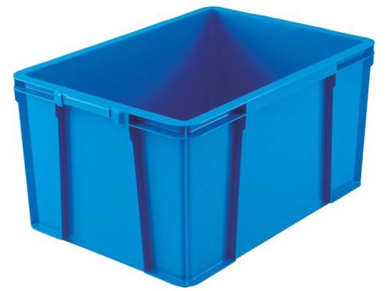 【商品説明】●フタをした状態でも外しても積み重ねが可能です。●軽量のため、持ち運びが容易です。●全面ベタ目の多目的通箱として、あらゆるシーンで汎用的に使用できます。【仕様】●型番：THC-64B●色：ブルー　●容量（L）：66　●適合フタ（...