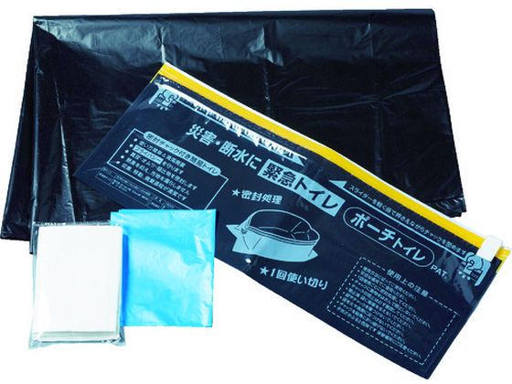 【商品説明】●大、小両方、対応可能な簡易的なトイレです。●臭い漏れを防ぐジッパー付きの袋が付いてます。●使用後のゴミ袋も付いてます。●ゴミも資源ごみとして捨てられます。【仕様】●型番：KTOIDS-3S●入数：1個●幅（mm）：30　●横（...
