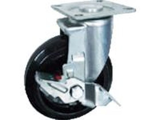 【仕様】●型番：THTXJ-150S●キャスター径（mm）：150　●取付座（mm）：100×100　●取付ピッチ（mm）：80×80（75×75）　●取付座A×B（mm）：100×100　●取付穴径P（mm）：11　●許容荷重（kgf）：...