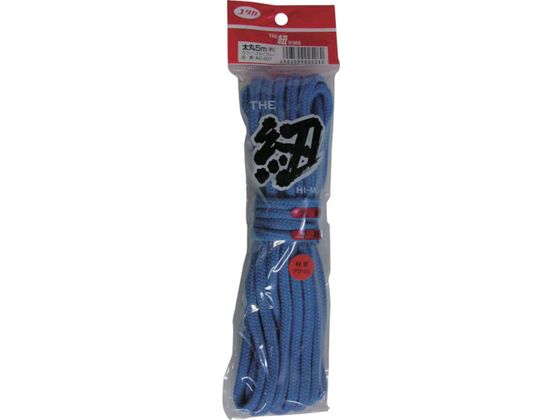 【商品説明】●手触りが良く発色が綺麗で手芸やホビーに最適です。【仕様】●型番：AC-207●色：スカイブルー　●長さ（m）：5　●標準幅（mm）：6●組紐（太丸タイプ）●アクリル【備考】※メーカーの都合により、パッケージ・仕様等は予告なく変...