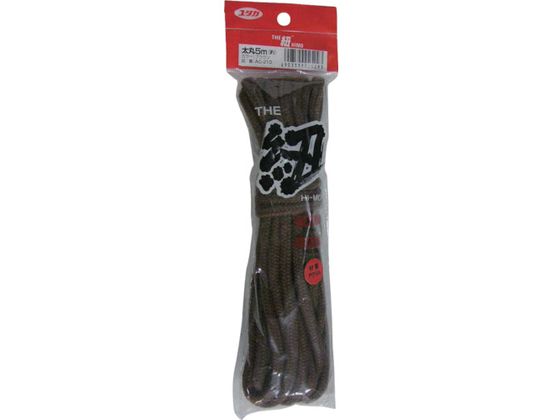 【商品説明】●手触りが良く発色が綺麗で手芸やホビーに最適です。【仕様】●型番：AC-210●色：ブラウン　●長さ（m）：5　●標準幅（mm）：6●組紐（太丸タイプ）●アクリル【備考】※メーカーの都合により、パッケージ・仕様等は予告なく変更に...