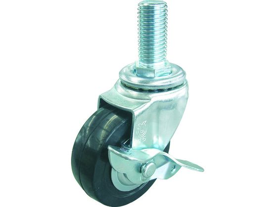 【商品説明】●厨房機器やワゴンなどで広く使用されています。●走行性、耐荷重性を備えた標準的な小型キャスターです。【仕様】●型番：ST-75RHS-W3/4-40●許容荷重（daN）：60 ●許容荷重（kgf）：61．2 ●車輪径D（mm）：...