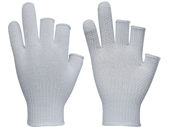 【商品説明】●手袋をはめたまま3本（親指、人差し指、中指）の指先が使える薄手指切りタイプです。●手にフィットする伸び縮みする繊維を使用、指先を使う作業に最適です。【仕様】●型番：78●色：ホワイト ●サイズ：フリー ●厚さ（mm）：1．5 ...