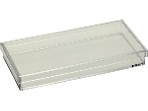 【仕様】●型番：690519●色：クリア●外形寸法（mm）間口：217●外形寸法（mm）奥行：106●外形寸法（mm）高さ：30●有効内寸（mm）間口：205●有効内寸（mm）奥行：95●有効内寸（mm）高さ：24●コマ数：1●容量（L）：...