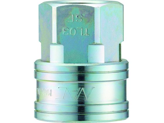 【仕様】●型番：CTL03SF●最高使用圧力（MPa）：7．5　●適用接続サイズ（インチ）：R3／8　●最大衝撃圧力（MPa）：10．0　●使用流体：空気・作動油他●使用温度範囲：−20〜80℃　●両路開放型　●バルブレス●本体：鋼鉄　●シ...