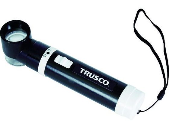 【商品説明】●LED付なので、目盛が見易く、簡易測定に便利です。●電灯部がはめ込みになっており、スケールルーペとしても使用できます。【仕様】●型番：TL-10KLED●倍率（倍）：10　●レンズ寸法（mm）：φ28　●全長（mm）：180　...