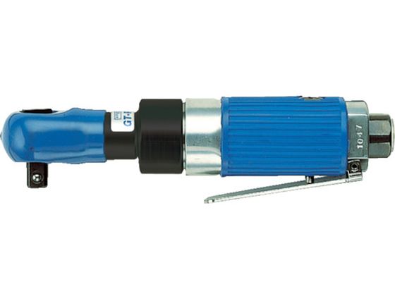 【商品説明】●ソケット取付ボールロック式です。●小ラチェット機構を使用した増し締め方式、微妙なパワーの調整ができます。●排気カバーは360°回転式です。●四角ドライブ9．5mmです。●小型、軽量で狭い場所での作業に適しています。【仕様】●型...