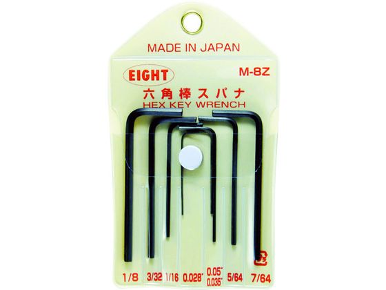 【商品説明】●細かな作業に適したマイクロセットです。●ISO・JIS規格を上回るよう、設計・製作されている「プロ向け」の製品です。【仕様】●型番：M-8Z●入数：8本●セット内容（インチ）：0．028、0．035、0．05、1／16、5／6...