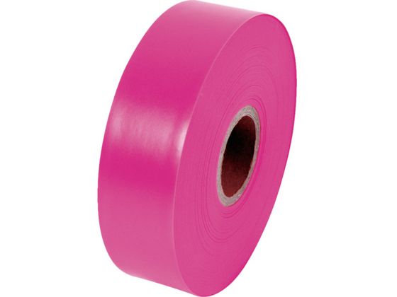 【商品説明】●コンパクトサイズの15mm幅で持ち運びに便利です。【仕様】●型番：73865●色：蛍光ピンク　●幅（mm）：30　●長さ（m）：100　●厚さ（mm）：0．09●非粘着タイプ●基材：塩化ビニール樹脂●直射日光・高温・多湿な場所...