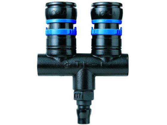 【商品説明】●工場内のエア配管。コンプレッサ等の元口。各種機器および機器配管等。その他水配管。●ツインタイプは、1本の配管を2分岐に拡張する製品です。1つの流体供給源から2〜3つのエアツールを同時に使うために配管を分岐させたい時や、配管途中...