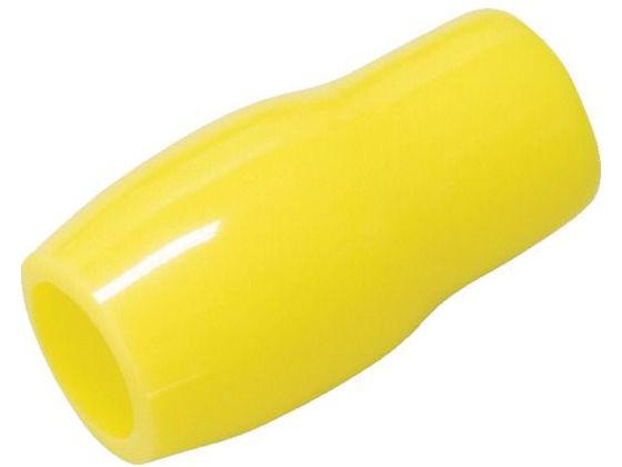【商品説明】●ビニール電線に圧着した端子の絶縁、色別表示に最適です。●カラーバリエーション6色です。●RoHS指令対応品です。【仕様】●型番：TCV-801-Y●入数：20個●色：黄　●最高使用温度（℃）：60　●全長（mm）：46　●内寸...
