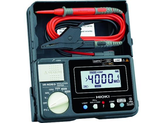 【商品説明】●絶縁抵抗測定に。太陽光発電システムの保守管理に。太陽光発電システムの設置工事に。電気工事業務に。ビルメンテナンス・設備工事に。点検・保守業務に。通信設備・計装設備に（新設工事・定期点検）。設計業務に。●JIS　C　1302認定...