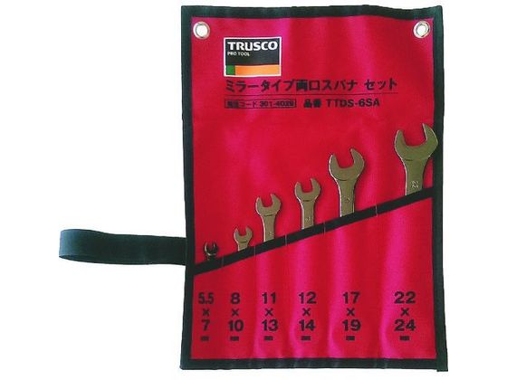 【商品説明】●ノンクロムメッキ（ニッケルメッキ）処理で、環境に優しいです。●金属表面は美しく、肌触りが良い重量感のあるミラータイプです。●収納便利なポーチ仕様を採用しています。【仕様】●型番：TTDS-6SA●入数：1S●セット内容（mm）...