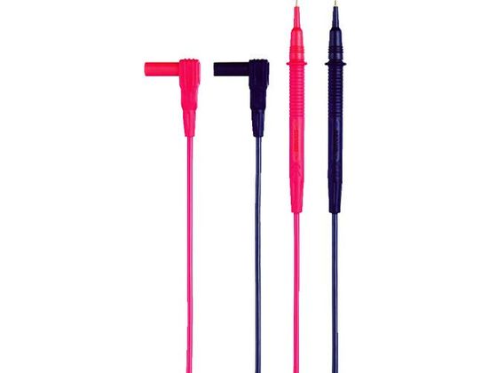 【商品説明】●三和電気製テスター用テストリードです。●赤・黒1本ずつのセットです。●全長1m●10A対応●ピン先18mm【仕様】●型番：TL21A●入数：1組●長さ（m）：1　●適合機種：CD732／CD770／PC20／CX506a／EM...